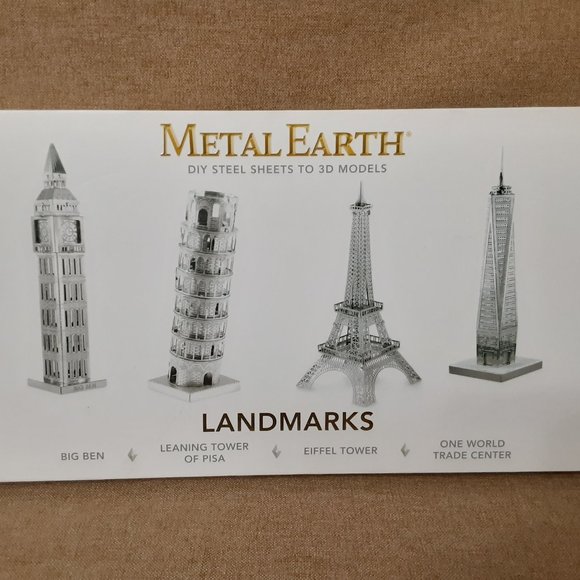 Toys | Metal Earth Diy Steel Sheets To 3d Models Landmarks | Poshmark